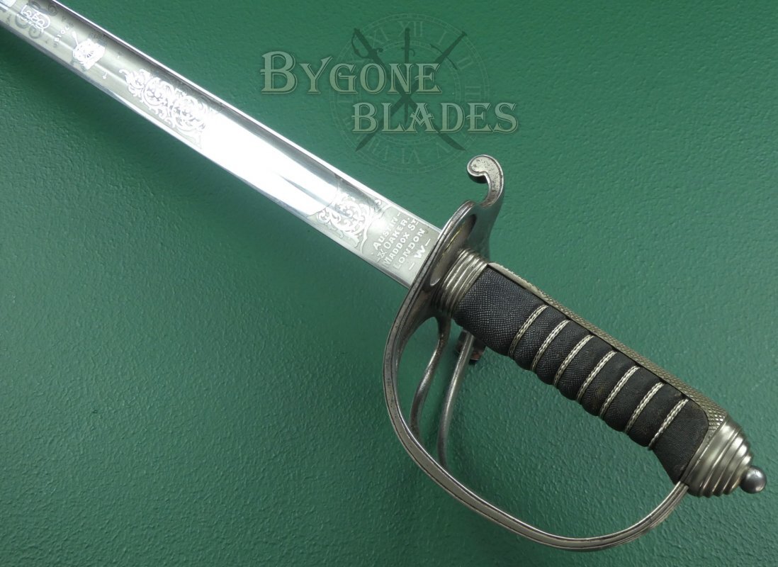 British 1821/1850 Pattern Royal Artillery Officers Sword. George V ...