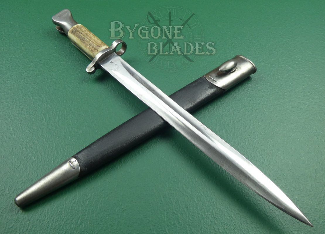 British 1888 Mk1 Type II Presentation Bayonet | Bygone Blades