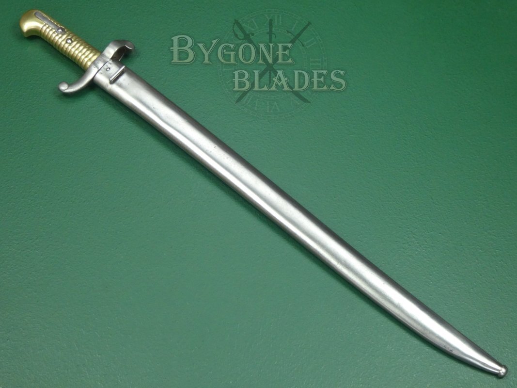 French Model 1842 Yataghan Sword Bayonet. Chatellerault 1854. #2407030 ...